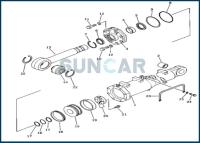 China 707-99-56610 7079956610 Cylinder Service Kit Fits KOMATSU D375A-2 for sale