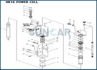 China D1691500 BHI Type Hydraulic Breaker Seal Repair Kit Fits HK10 for sale