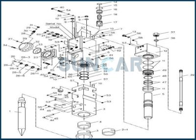 China DD691520 Breaker Seals Repair Kit Fits HK330 In BHI Hydraulic Hammer for sale