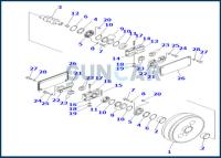 China 195-30-00870 1953000870 Floating Oil Seals Fits Bulldozer D155A KOMATSU for sale