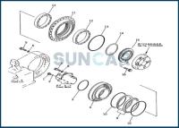 China 209-27-00160 2092700160 Final Drive Floating Seal Fits Excavator KOMATSU PC1100 PC1250 for sale