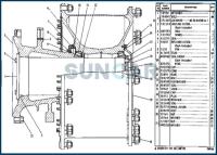 China CA4D8960 4D-8960 4D8960 Seal Group For C-A-T Wheel Tractor 650B for sale