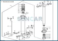 China AT196469 DEERE Bucket Cylinder Seal Repair Kit For 200CLC 240DLC for sale