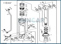 China FYA00006592 Bucket Cylinder Service Kit For DEERE 250GLC for sale