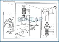 China 4653042 4S00959 Bucket Cylinder Service Kit For DEERE 450LC 650DLC for sale