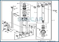 China 4662891 Boom Cylinder Service Kit For DEERE 160DLC 180GLC 160GLC for sale