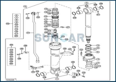 China DEERE-4661594 Arm Cylinder Repair Seal Kit for DEERE 210 for sale