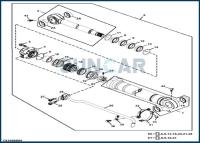 China AT264439 Bucket Cylinder Seal Kit For DEERE Excavator Bucket Cylinder 270CLC 2554 270LC for sale