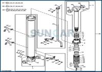 China FYA00010733 Arm Cylinder Service Kit for DEERE 2954D 290GLC 270DLC for sale