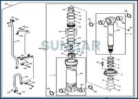 China AT264430 Bucket Cylinder Seal Repair Kit for DEERE 370C 200LC 330LC for sale