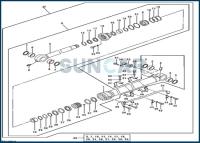 China 4640108 DEERE Bucket Cylinder Service Kit for Excavator 370C 3554 for sale