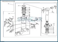 China AT314427 Bucket Cylinder Service Kit fits for DEERE 450LC for sale