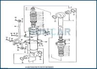 China AT196471 Boom Cylinder Seal Repair Kits For Deere  Excavator Right/Left Boom Cylinder 450CLC 450LC 550LC 992ELC for sale