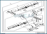 China 4640118 DEERE  Seal Repair Kit for Dipper Stick Arm Cylinder 350GLC 350DLC for sale