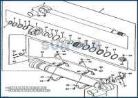 China AT196473 DEERE Bucket Cylinder Seal Repair Kit fits 450LC 892 992ELC for sale