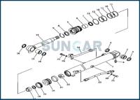 China 707-99-14430 7079914430 Boom Cylinder Seal Kit for KOMATSU PC10-7 for sale