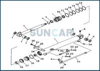 China 707-98-22020 7079822020 Boom Swing Cylinder Seal Repair Kit for PC10-7 PC20-7 for sale