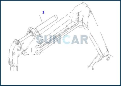 China 707-98-14610 7079814610 Arm Cylinder Service Kit for PC10-7 PC25R-8 for sale