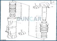 China 0265107  Seal Kit For Deere Excavator Right/Left Starbilizer Cylinder 495D 595 for sale