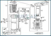 China DEERE 4438684 Arm Cylinder Service Kit for DEERE 670GLC 600C for sale