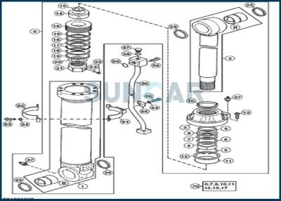 China DEERE 4438684 Arm Cylinder Service Kit for DEERE 670GLC 600C for sale