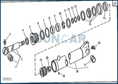 China RE18951 DEERE Arm Cylinder Seal Repair Kit for Excavators 690C for sale