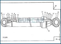 China AH144595 DEERE Dipper Stick Arm Cylinder Seal Repair Kits for 690ELC for sale