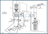 China 4405053 DEERE Hydraulic Cylinder Service Kit for 750 800C 850DLC for sale