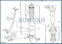 China TH102827 DEERE Arm Cylinder Service Kit for Excavator 790 for sale