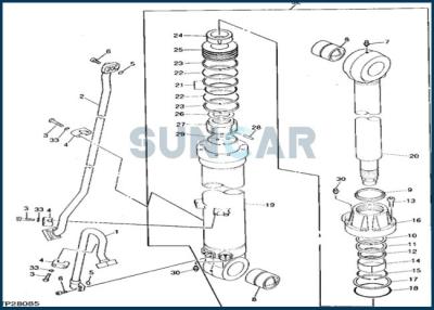 China TH103347 Excavator DEERE Arm Cylinder Seal Repair Kit Of 790 for sale