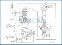 China AT192096 DEERE Bucket Cylinder Service Kit for Excavator 790 for sale