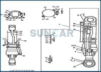 China AT196478 DEERE Arm Cylinder Service Kit For Excavator 790D for sale