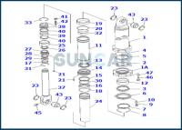 China 581-63-05041 5816305041 Hoist Cylinder Seal Kit For KOMATSU HD1200-1 for sale