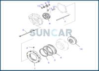 China 113-15-29250 1131529250 Gasket Seal For Transmission Bulldozer D20P-7A for sale