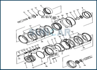 China 124-15-41920 1241541920 Seal Ring for Transmission Bulldozer D65EX-16 WA900-3E0 for sale