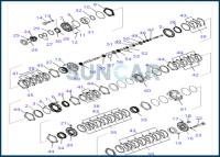 China 14Y-22-13270 14Y2213270 Gasket Seal Ring For Bulldozer Torque Converter And Transmission for sale