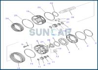 China 154-15-49260 1541549260 Gasket Seal Ring For Transmission KOMATSU BUlldozer D155A-6R for sale