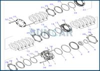 China 155-15-12811 1551512811 Gearbox Seal Transmission Seal Ring For Bulldozer D85A for sale