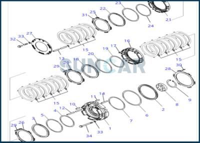 China 155-15-12811 1551512811 Gearbox Seal Transmission Seal Ring For Bulldozer D85A for sale