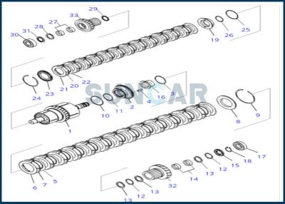 China 714-07-49210 7140749210 Seal For Transmission Fits Wheel Loader WA470-6 for sale