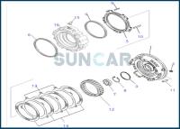 China 562-15-19220 5621519220 Seal Ring For Transmission KOMATSU WA500-7 D85EX-15EO for sale