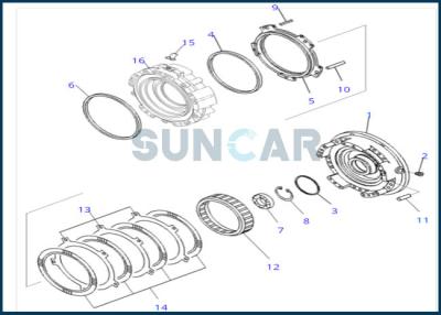 China 562-15-19220 5621519220 Seal Ring For Transmission KOMATSU WA500-7 D85EX-15EO for sale