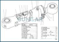 China CA7J8943 7J-8943 7J8943 URE Buffer Seal For C-A-T Excavator E235C for sale
