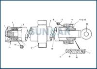 China CA5J7854 5J-7854 5J7854 Piston Seal Assy For C-A-T Bulldozer Wheel Skidder for sale