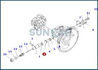 China 708-2L-24670 7082L24670 SPGO Seal Ring Fits KOMATSU PC100-6 PC200-6 for sale