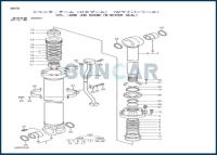 China 4614814 Boom Cylinder Seal Repair Kit Fits HITACHI ZX650H ZX850H for sale