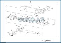 China FYD00000075 DEERE Blade Cylinder Seal Repair Kit Fits 50D 50G for sale