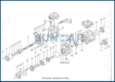 China 2437U188S530 Main Pump Seal Repair Kit Fits Kobelco SK115SRDZ for sale