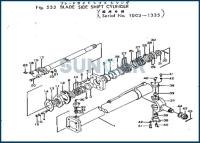 China 233-71-00150 2337100150 Blade Side Shift Cylinder Seal Kit For GD31-1 KOMATSU for sale