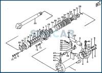 China 233-71-00100 2337100100 Scarifier Lift Cylinder Seal Kit Fits KOMATSU for sale